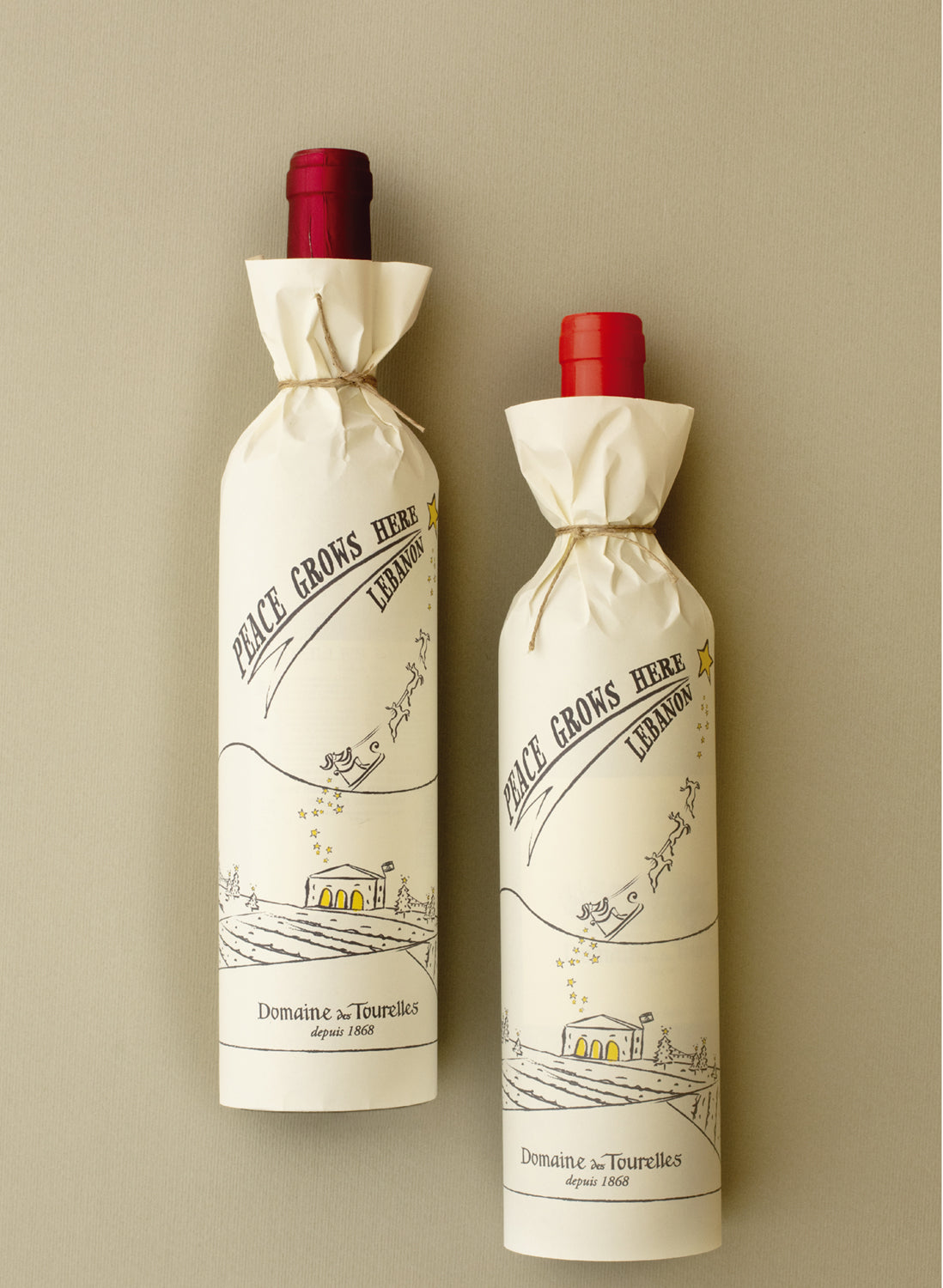 The Wine Bottle Paper Wrap – Domaine des Tourelles